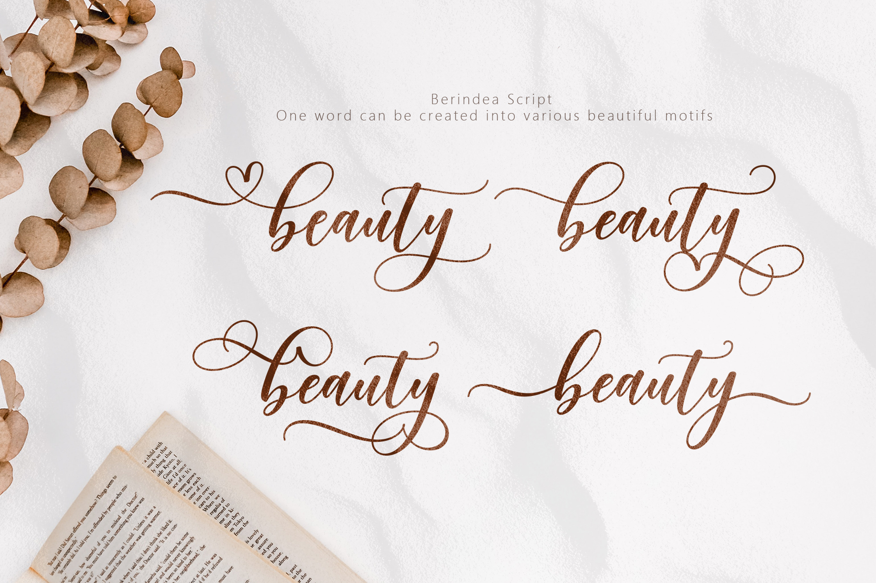 Berinthea Script, Fonts | GraphicRiver